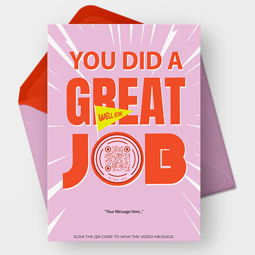 Office/Work Cards - Well Done Cards for Employees: Great Job Win